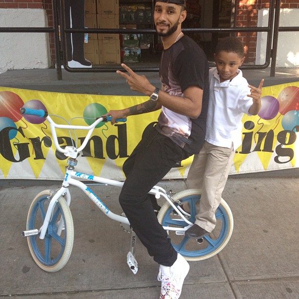 Swizz Beatz Gets Alicia Keys Vintage BMX Bike With Skyway Mags
