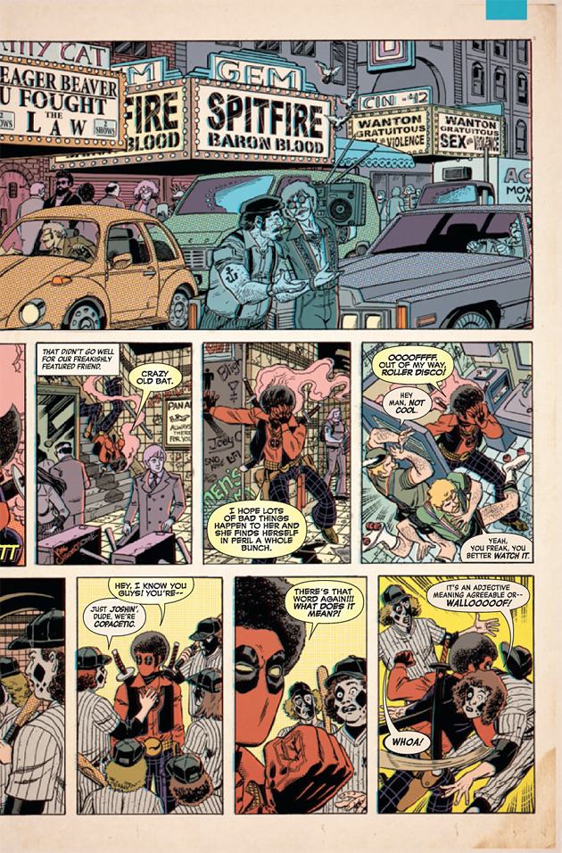 Marvel Comics, Deadpool #13 Goes Retro, Afro And All