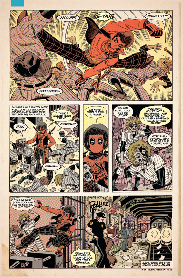 Marvel Comics, Deadpool #13 Goes Retro, Afro And All