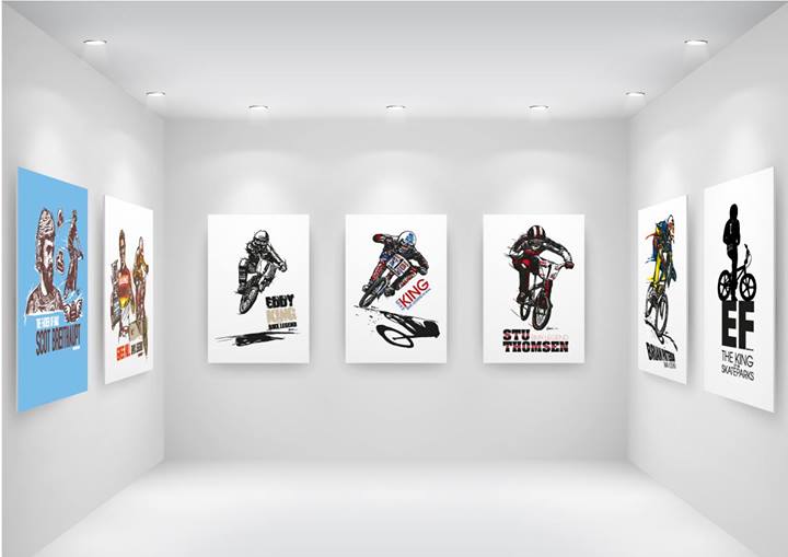 Awesome Illustration Of BMX Legend Eric Rupe