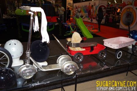 Morgan Cycle Product Tour, Toy Fair NY