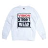 Vision Street Wear Logo Crew Neck Sweatshirt Is Back