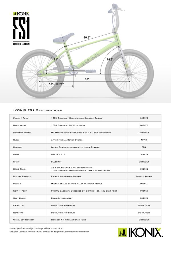 Bob Haro, Ikonix FS-1