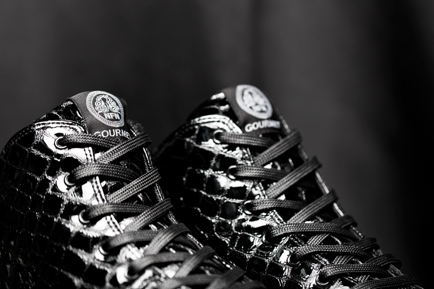 Gourmet 2014 Fall/Winter “Black Croc” Quattro Skate 2 Kicks