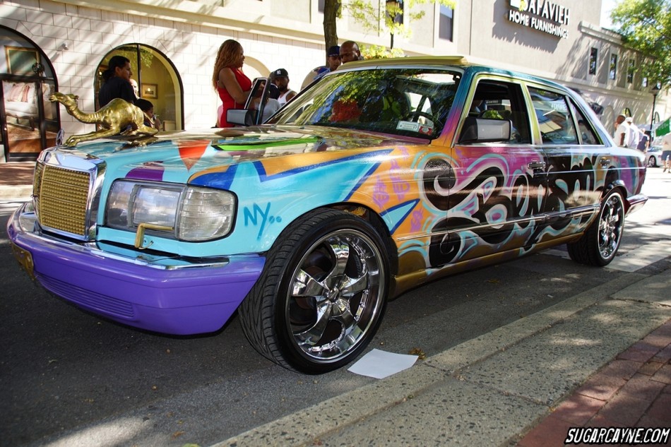 Artist, Cozi Nice Made His Mercedes A Moving Graffiti Mural