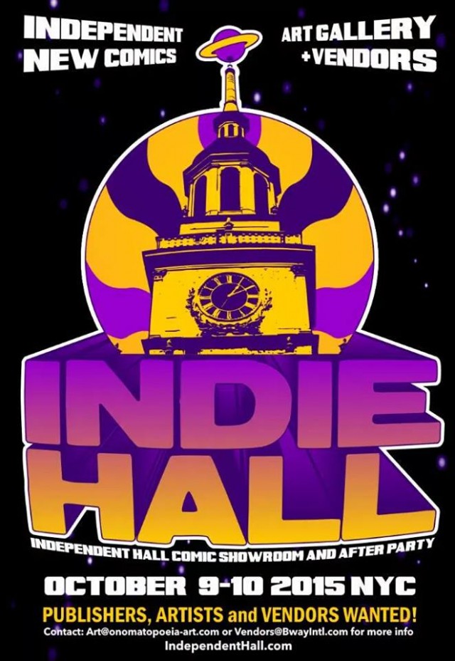 Independent Hall Comic Showroom NYC Oct 9-10th