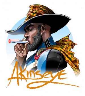 Dope Illustration - West African Brotha - By Akinseye Art
