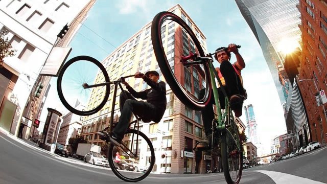 Andy Sparks & Mike Chacon Fixed Gear Freestyle Action!
