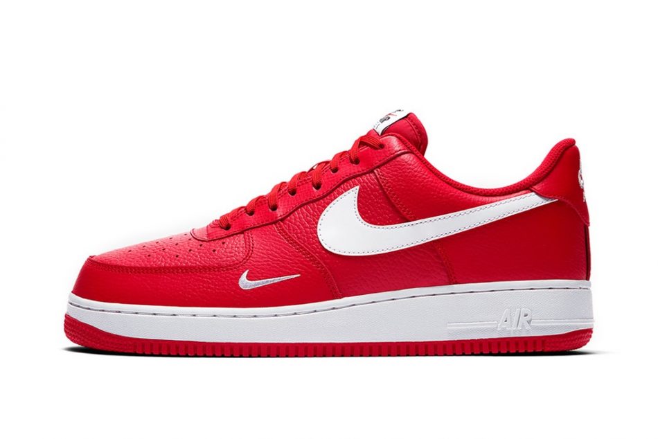 Nike AF1 Mini Swoosh - University Red - Colorway