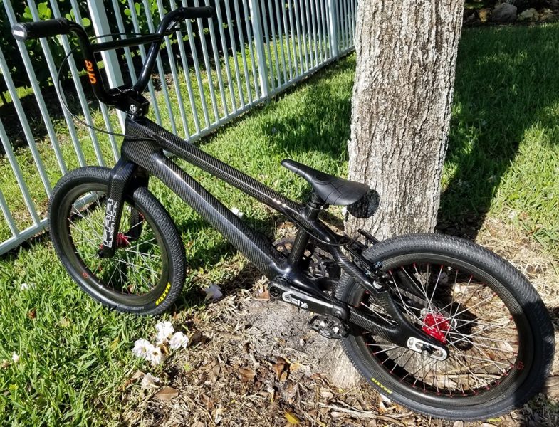A.J. Wilson's Prototype G2 Carbon BMX Race Frame