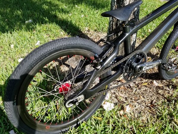 A.J. Wilson's Prototype G2 Carbon BMX Race Frame