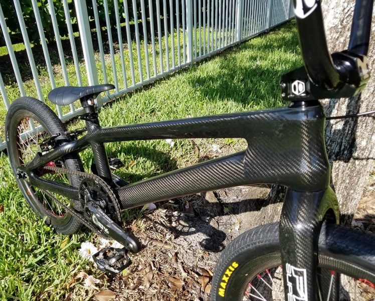 A.J. Wilson's Prototype G2 Carbon BMX Race Frame