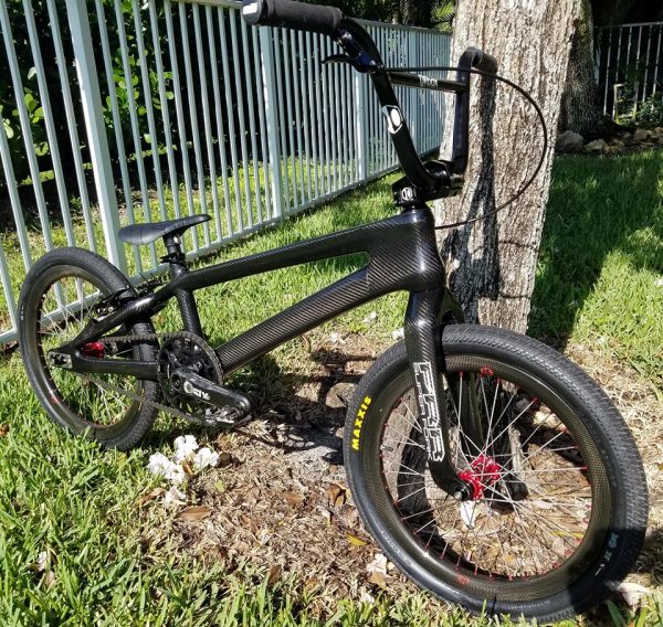 A.J. Wilson's Prototype G2 Carbon BMX Race Frame