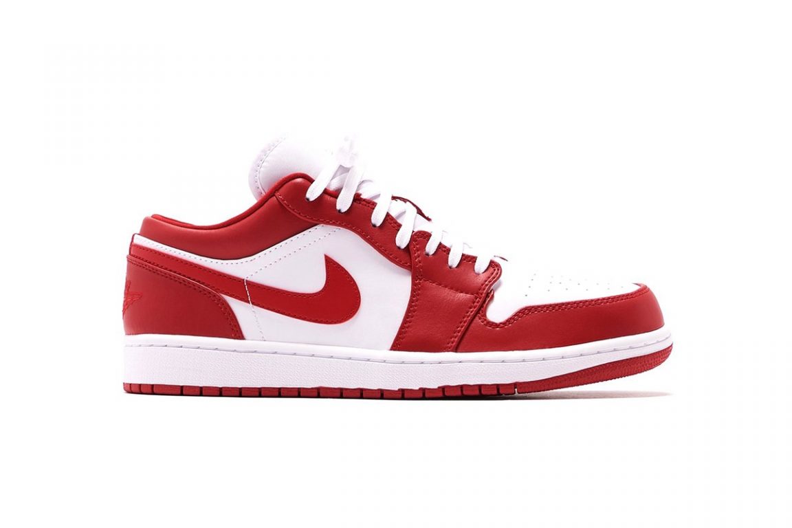 More Photos & Details On The Air Jordan 1 Low "Gym Red"