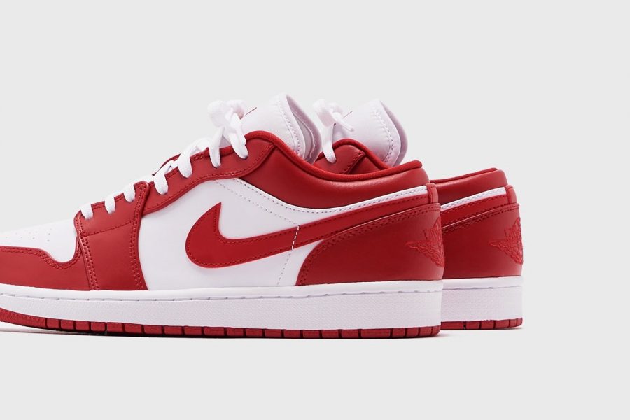 More Photos & Details On The Air Jordan 1 Low "Gym Red"