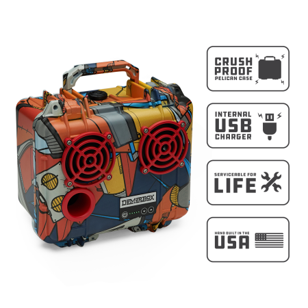 Hasie & The Robots x DemerBox Custom DB2 Boom Boxes