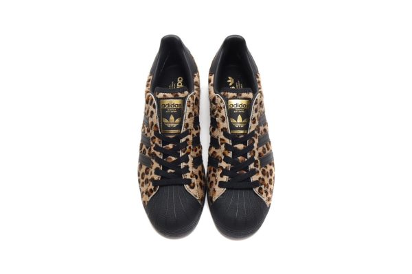 Adidas Originals Superstar Kicks in Leopard Print