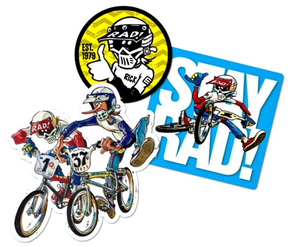 Radical Rick - Rad Pack Series Two Sticker Set