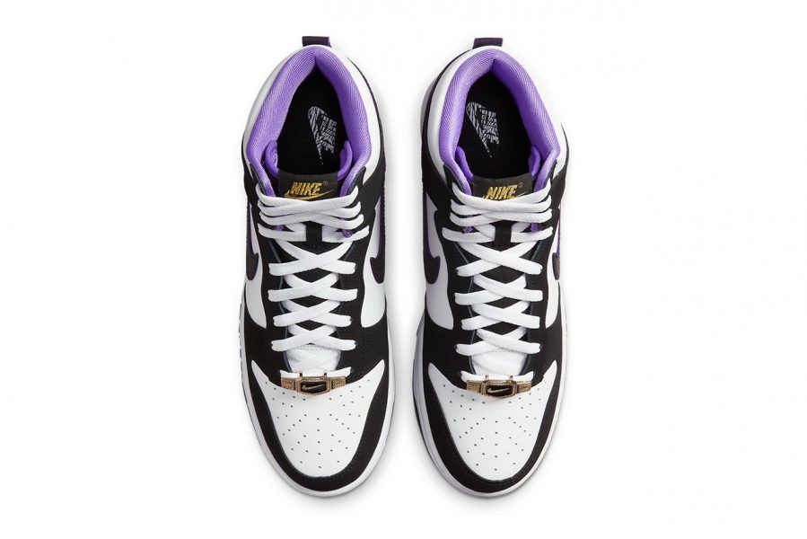 Nike Dunk High "World Champions" Sneakers, Black x White Colorway