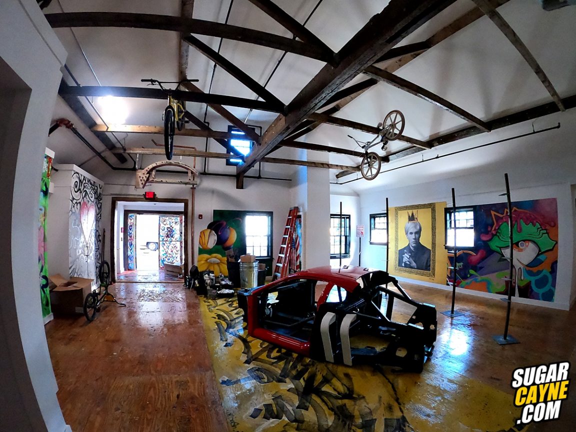 Sugar Cayne BMX Bikes And A Chopped up Ferrari