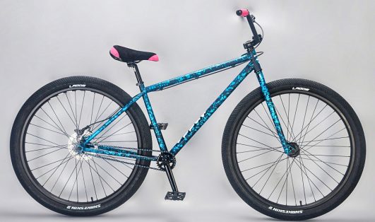 Mafia Bikes Bomma 29 Inch Teal Splatter Wheelie Bike