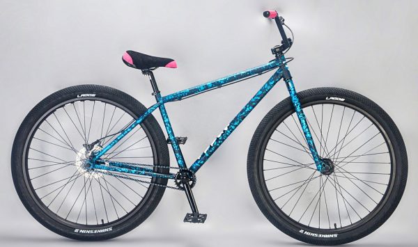 Mafia Bikes Bomma 29 Inch Teal Splatter Wheelie Bike