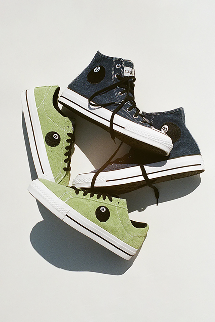 Stüssy - Eight-Ball Logo - On Its Latest Converse Collaboration