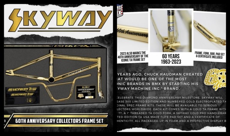 Gold Plated Skyway 60th Anniversary Collectors 20" T/A