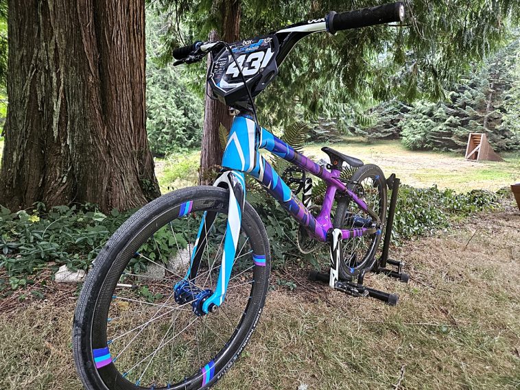 Wyatt's 2023 Radio Solar Carbon Pro XL BMX Race Bike