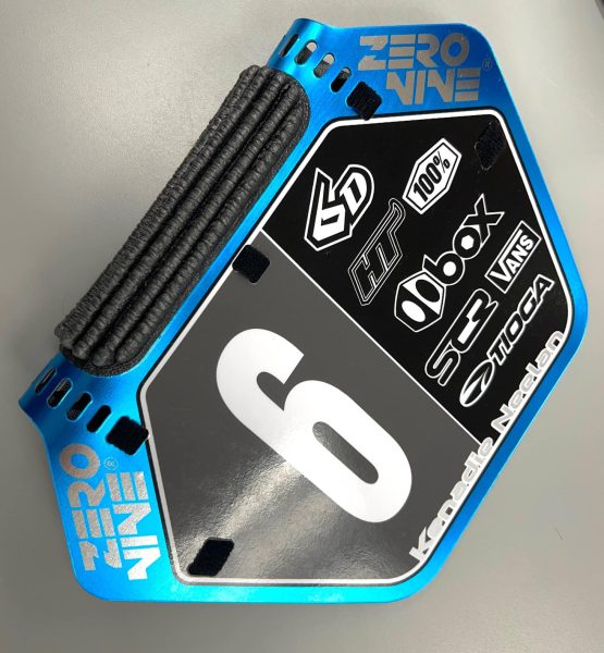 Zeronine Landing Panel BMX Numberplate