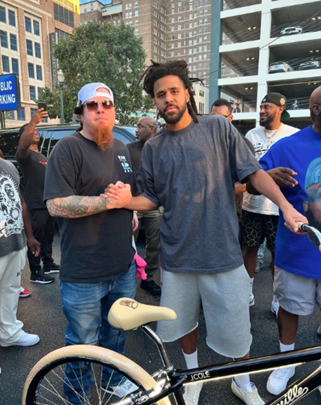 J Cole's New Dreamville BMX Bike x Rideout In Houston!