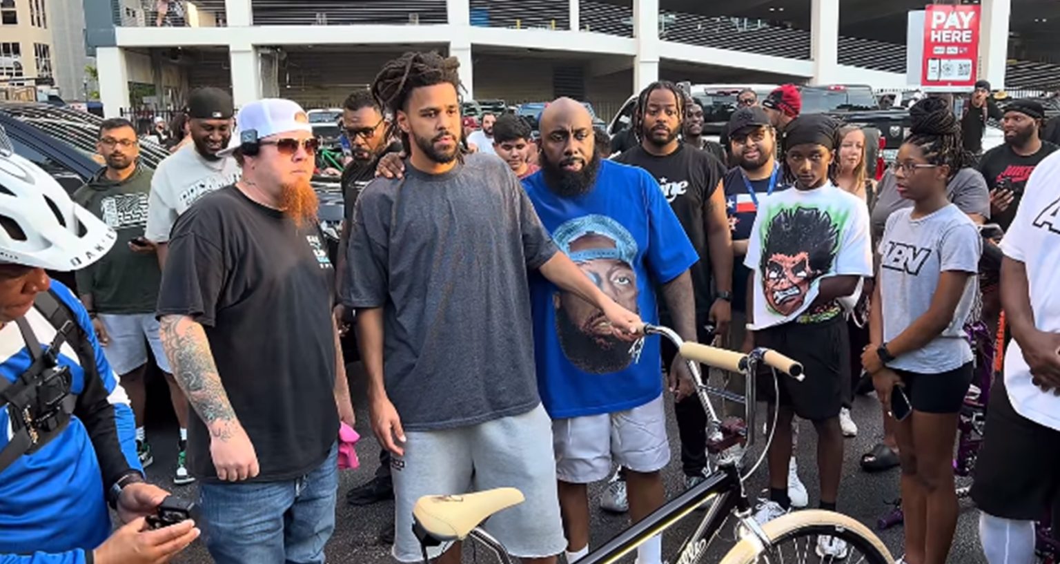 J Cole's New Dreamville BMX Bike x Rideout In Houston!