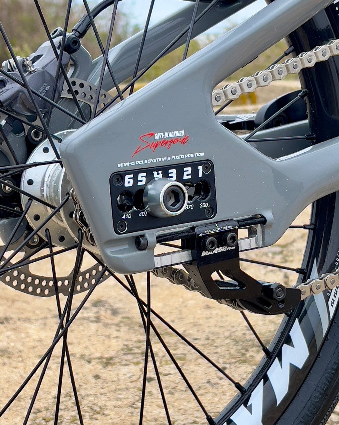 Marshal SR71 Blackbird Supersonic Carbon BMX Frame x forks