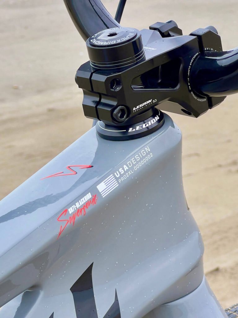 Marshal SR71 Blackbird Supersonic Carbon BMX Frame x forks