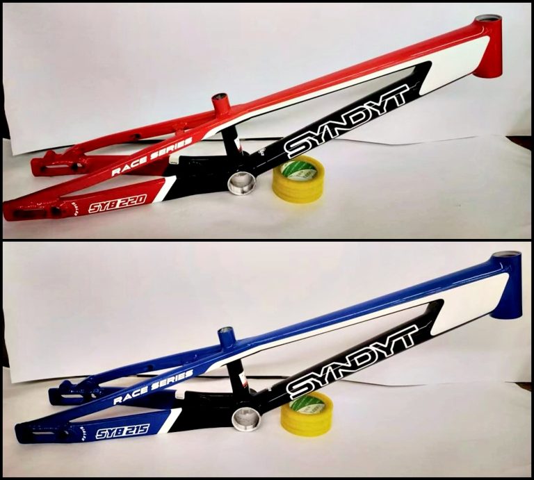 New Syndyt SYB BMX Frame Colors - Red x Blue - Sugar Cayne
