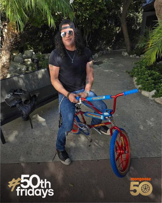 Slash Adds A Mongoose Supergoose To His BMX Collection