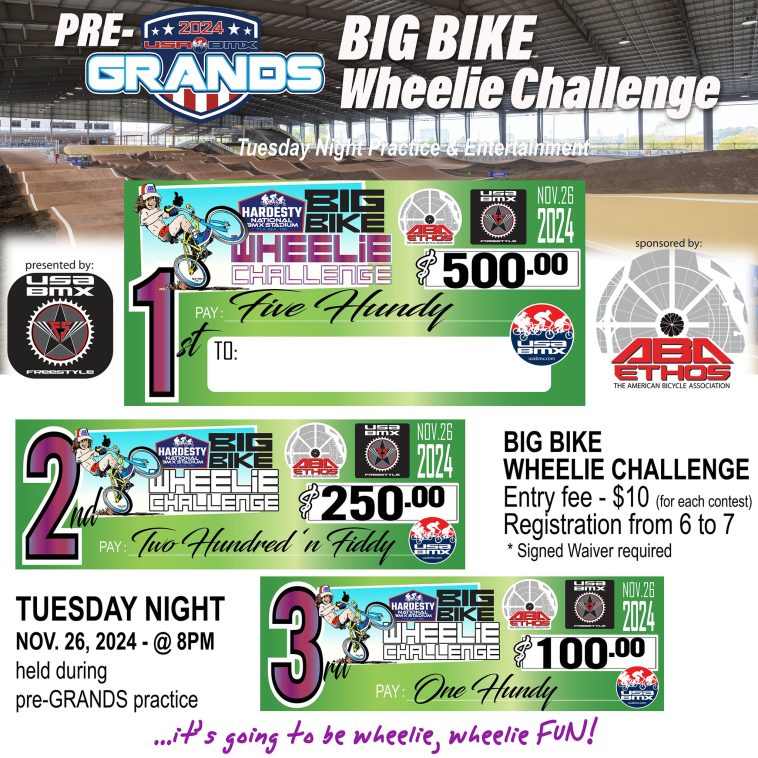 2024 USA BMX Pre Grands Long Jump x Wheelie Competitions