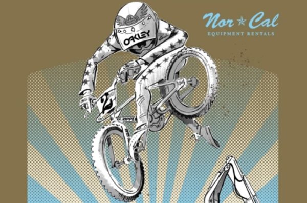 Bob Haro Illustration For Nor Cal Equipment Rentals