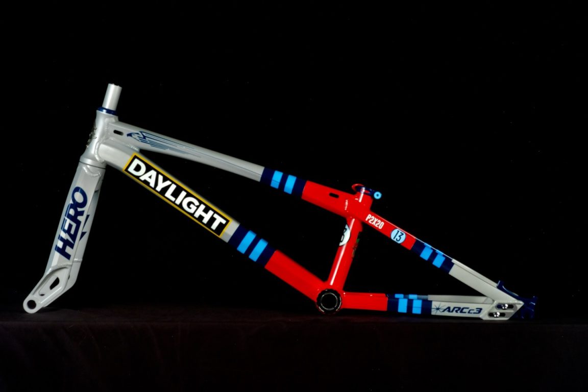 Martini Racing BMX Frame Colorway By Daylight Cycles
