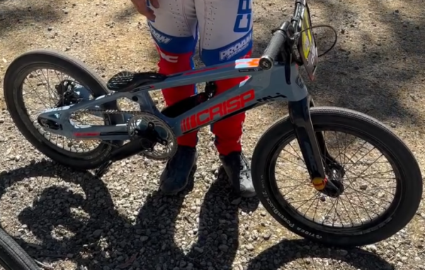 Prototype Crisp Bros CBR4 Carbon BMX Race Frame Looks Sick!