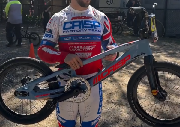 Prototype Crisp Bros CBR4 Carbon BMX Race Frame Looks Sick!
